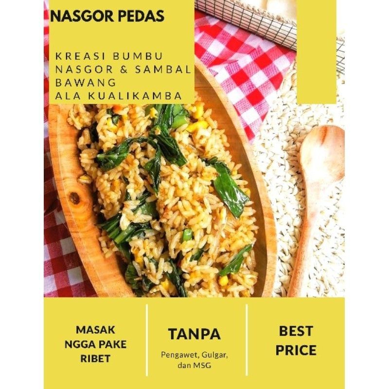 Jual Kualikamba Bumbu Nasgor dan Miegor 150 gr | Shopee Indonesia