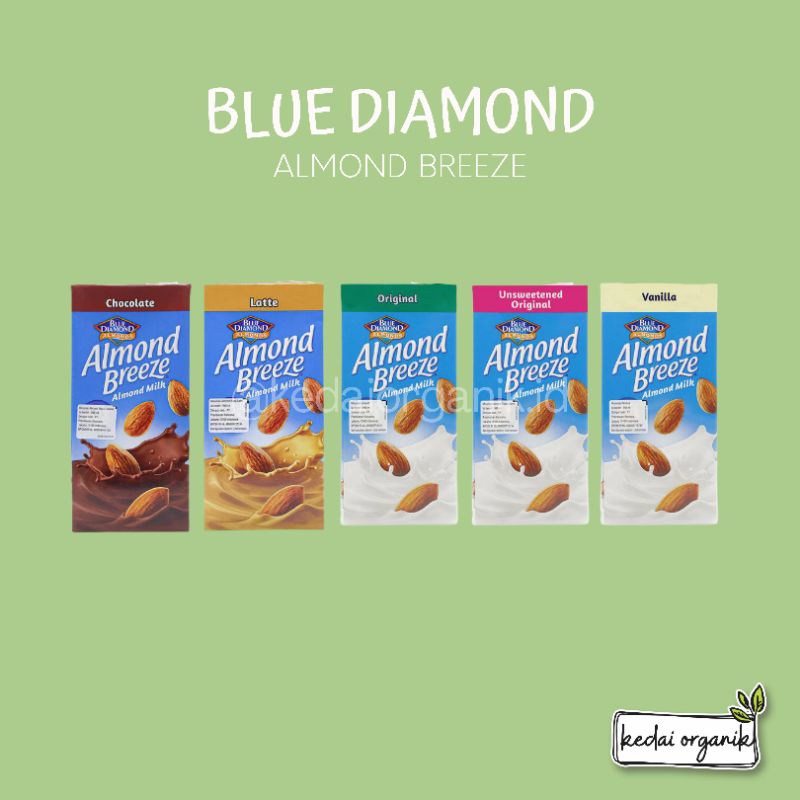 Jual Blue Diamond Almond Breeze Almond Milk Chocolate / Almond Breeze Almond Milk Latte / Almond ...