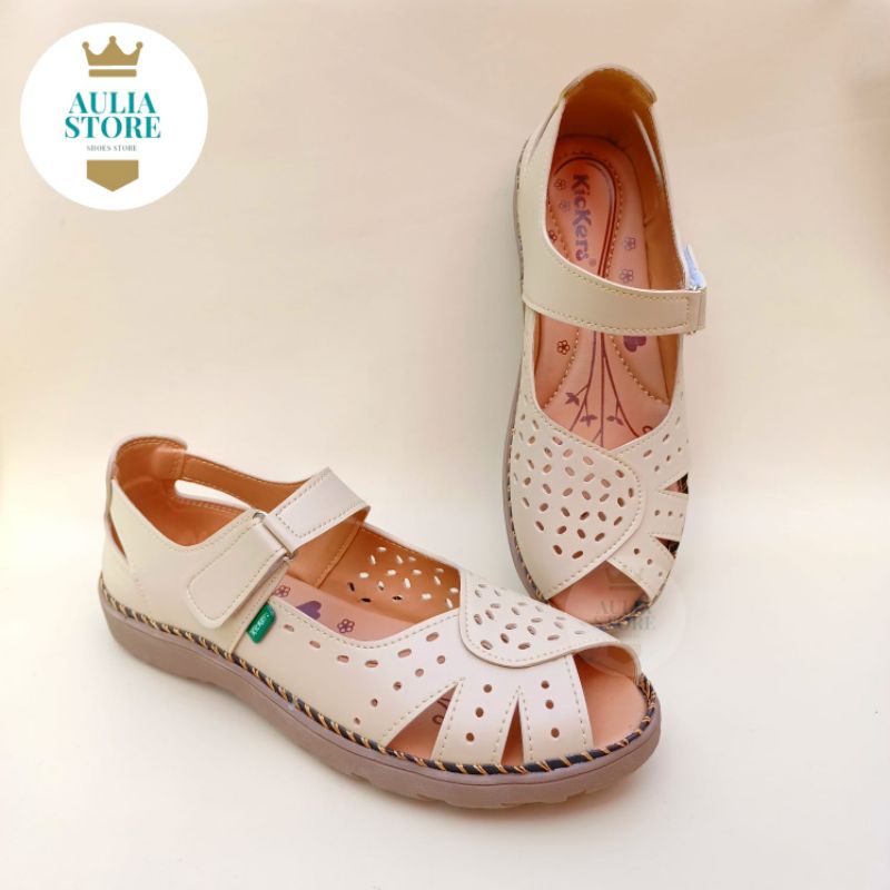 Jual sepatu sandal kickers wanita kekinian kode btg 13 dan modello ...