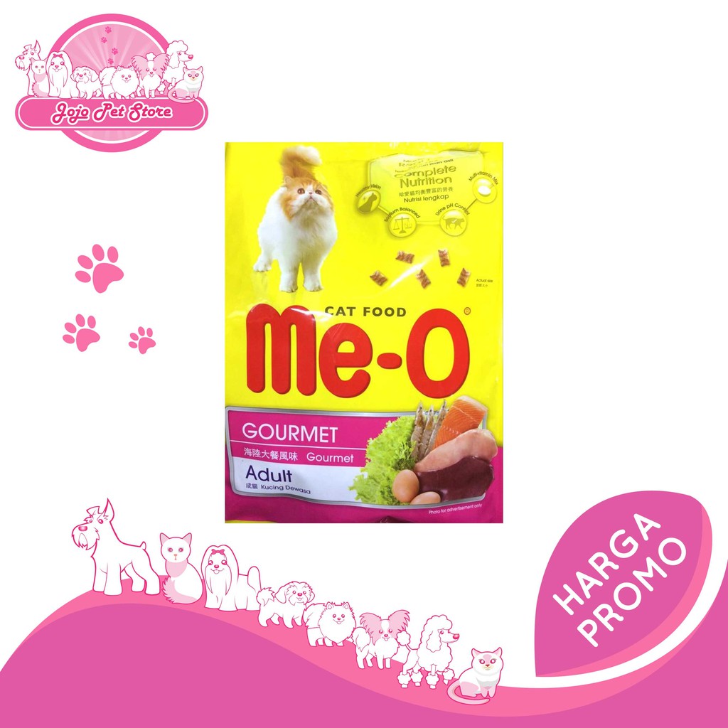 Jual MAKANAN KUCING MEO GOURMET REPACK 1KG | Shopee Indonesia