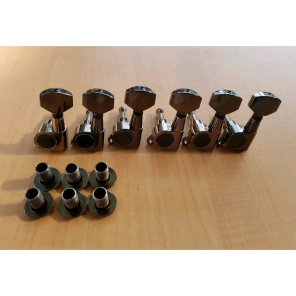 Jual Dryer Head Machine Tuning Cosmo Black Model Ibanez PGM RG Reverse ...