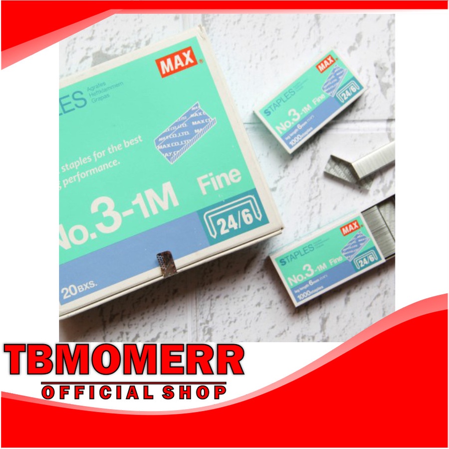 Jual TBMO REFILL STAPLES MAX NO. 3-1M PACK / ISI STAPLES / PACK ...