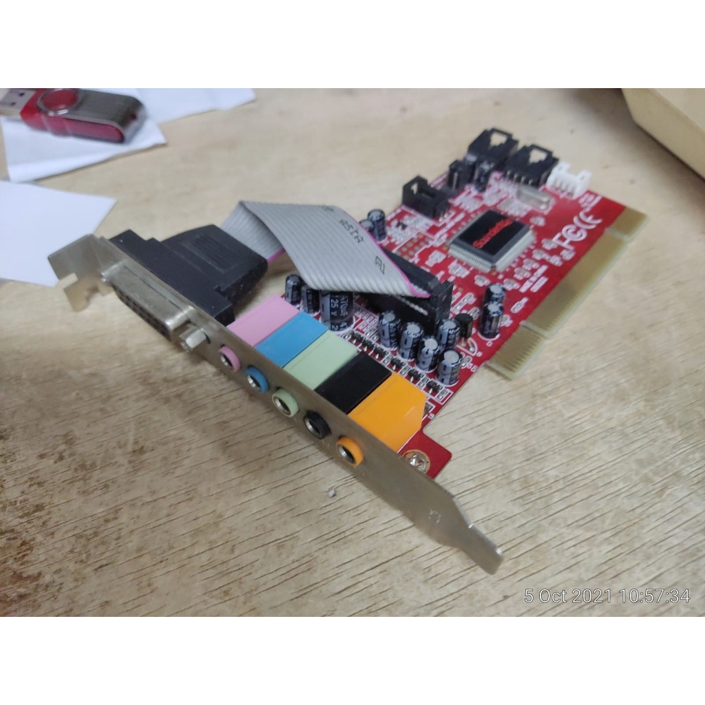 Jual C-Media CMI8738 PCI Audio Sound Card 5.1 | Shopee Indonesia