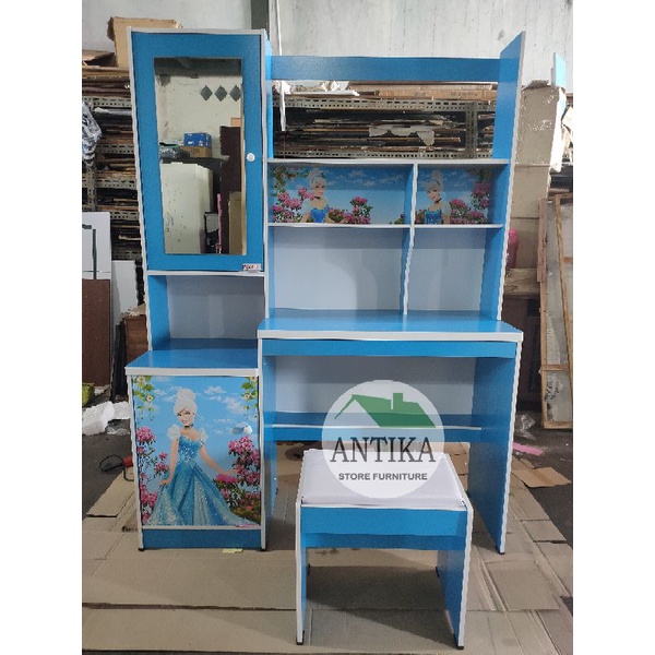 Jual Meja MB 168 Biru CDR | Shopee Indonesia