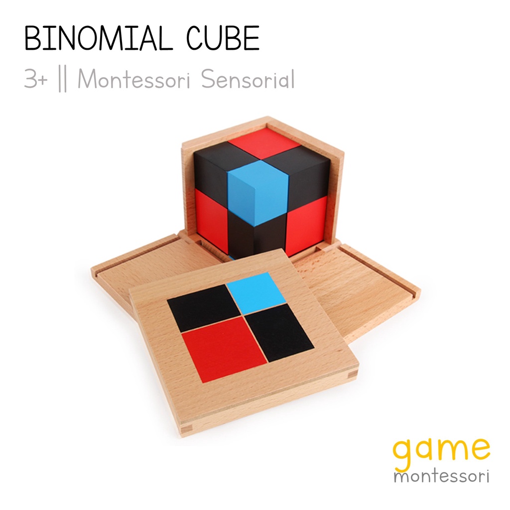 Jual Game Montessori Binomial / Trinomial Cube | Shopee Indonesia