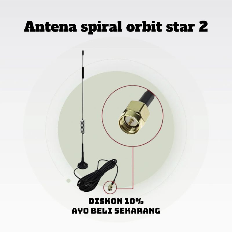 Jual Antena Spiral modem router wifi orbit star 2 orbit pro orbit star ... Jual Antena Spiral modem router wifi orbit star 2 orbit pro orbit star ...