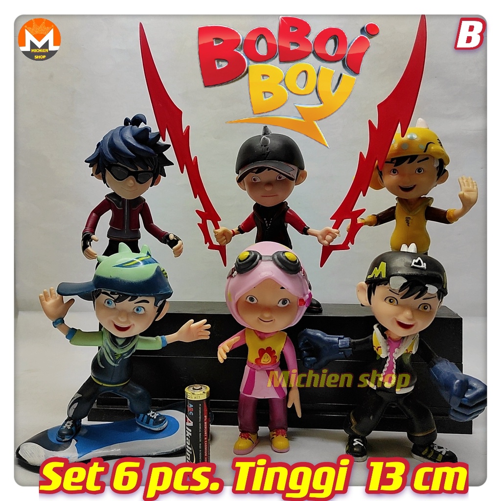 Jual Figure/Mainan Anak/Topper cake Figure Boboiboy Supra Halilintar ...