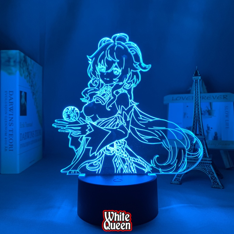 Jual Ganyu lampu Hias led 3D RGB - lampu tidur acrlylic Genshin Impact ...