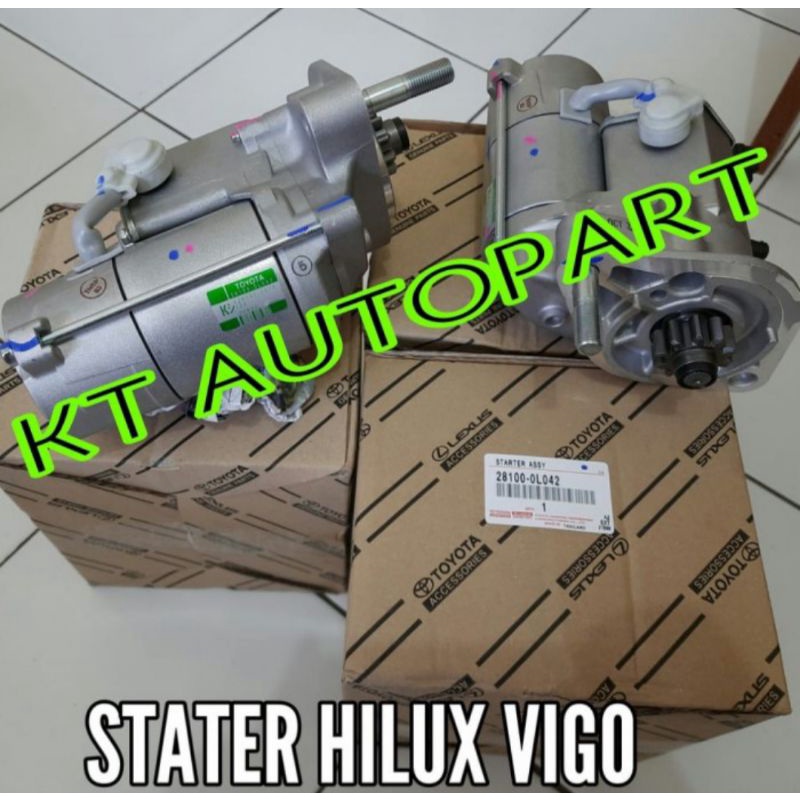 Jual DINAMO STARTER STATER INNOVA DIESEL HILUX VIGO HILUX 2.5 2KD ...