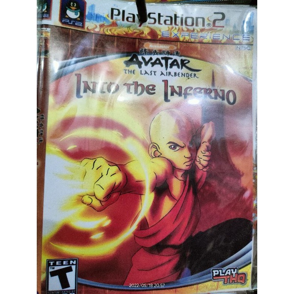 Jual KASET PS2 AVATAR THE LAST AIRBENDER INTO THE INFERNO THE BURNING ...