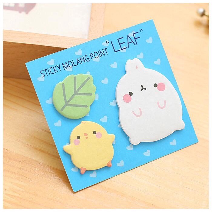Jual STICKY NOTES MOLANG SET KELINCI LUCU CUTE ANIMAL / MEMO TO DO LIST ...