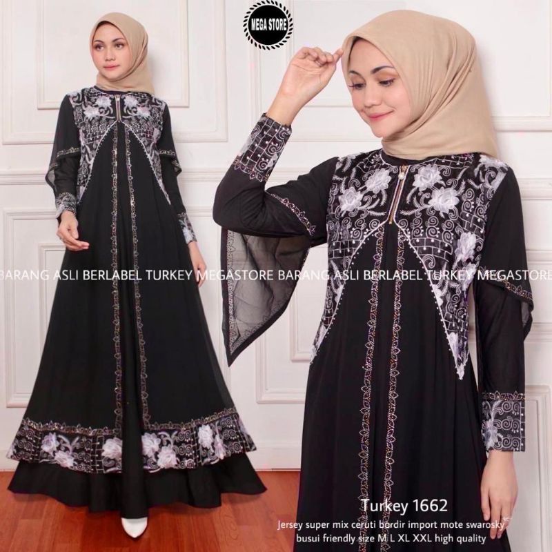 Jual Gamis syari asdf Lebaran 99 Ori Murah Rabbani Gamis Hitam Wanita ...