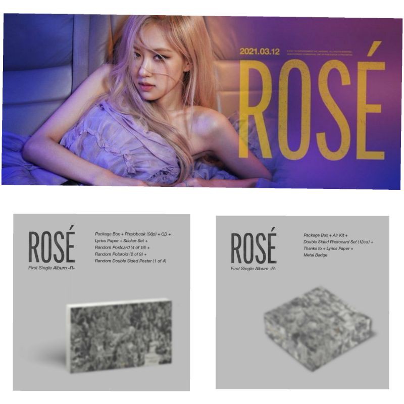 Jual BLACKPINK - ROSÉ / ROSE ALBUM R SOLO | Shopee Indonesia