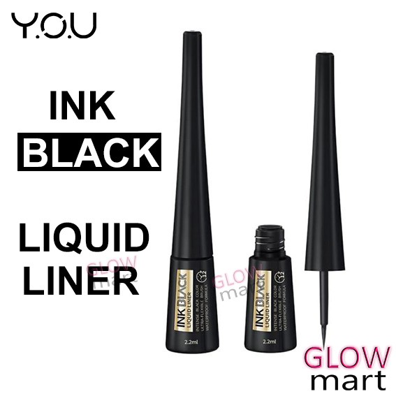 Jual GlowMart YOU Ink Black Liquid Liner | Eyeliner Kuas | Shopee Indonesia