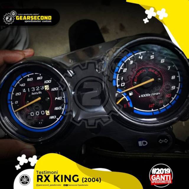 Jual Panel Speedometer Custom Yamaha RX KING / RX-KING 2004 / RX KING ...