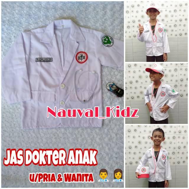 Jual BAJU JAS DOKTER ANAK / JAS LAB ANAK | Shopee Indonesia