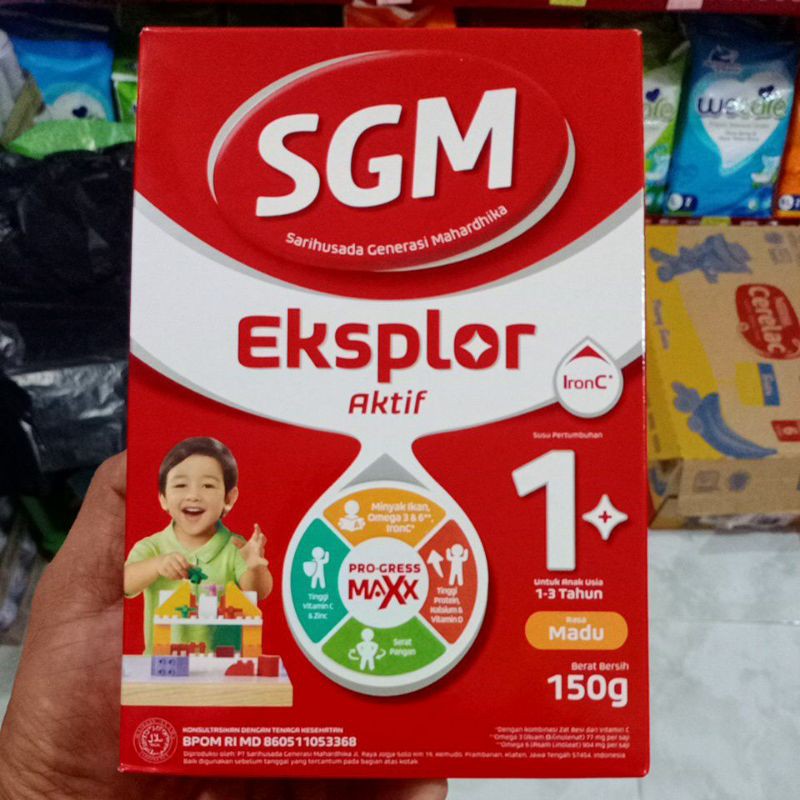 Jual SGM Eksplor 1+ 150 gr dan 3+ madu 150gr | Shopee Indonesia