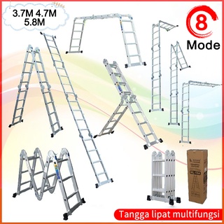 Jual Tangga Teleskopik Multifungsi 4.7M/3.7M/5.8M Meter Paduan ...