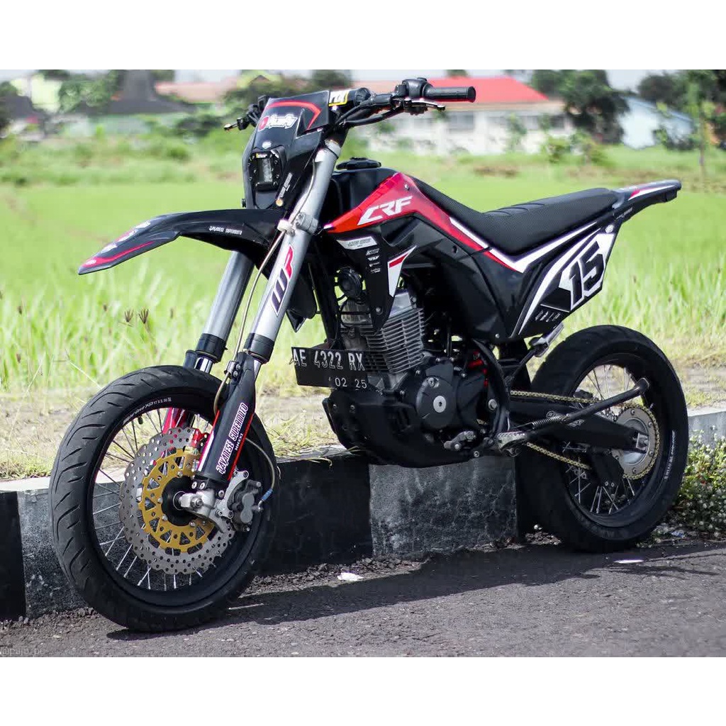 Jual DECAL CRF 150 L SIMPLE / DECAL CRF SUPERMOTO | Shopee Indonesia