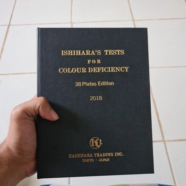 Jual ORIGINAL buku tes buta warna isihara | tes buta warna ishihara 38 ...