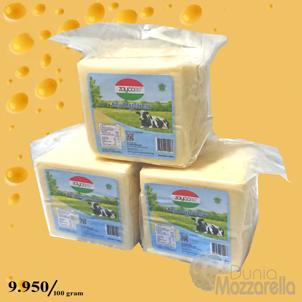 Jual Zayco OB Oldenburger Mozzarella Cheese 1 Kg | Shopee Indonesia