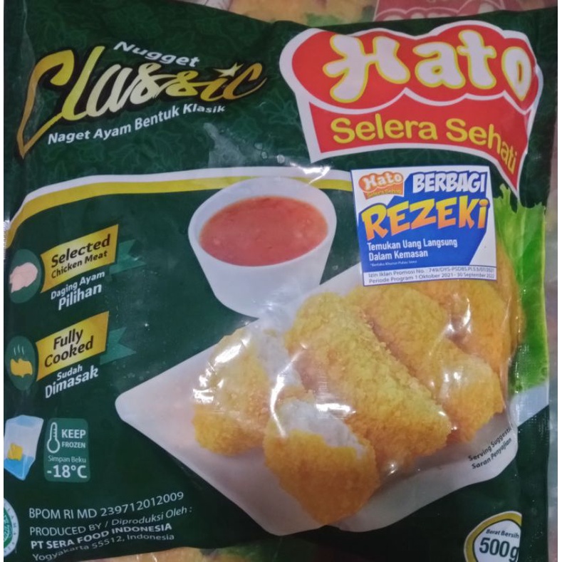 Jual Hato Nugget Classic 500gr | Shopee Indonesia