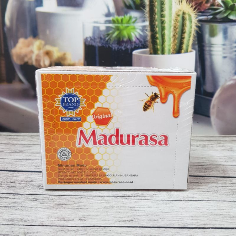 Jual Madurasa Madu Ori dan Jeruk Nipis per Box isi 12 Sachet | Shopee Indonesia