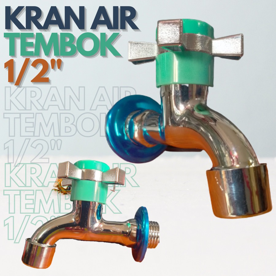 Jual KRAN AIR TEMBOK STAINLESS STEEL 1/2 INCH KERAN TEMBOK STAINLESS ...