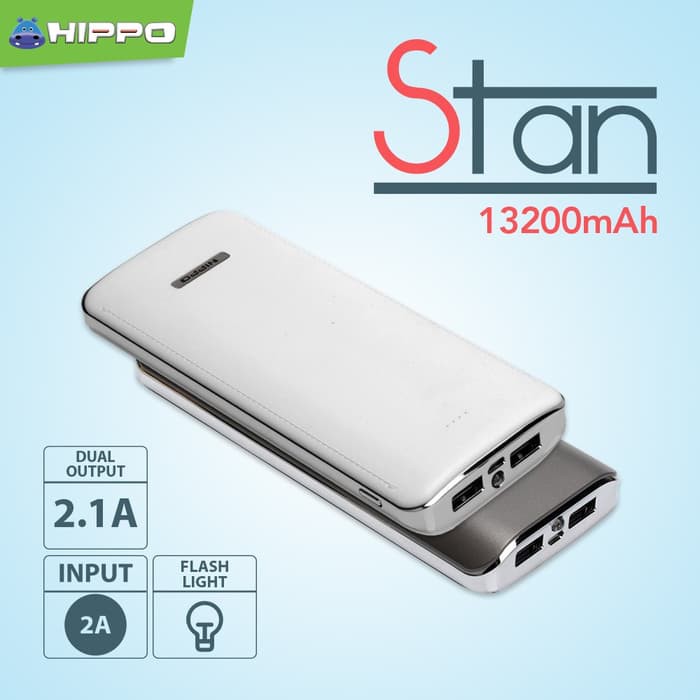 Jual Hippo Power Bank Stan 13200 Mah | Shopee Indonesia