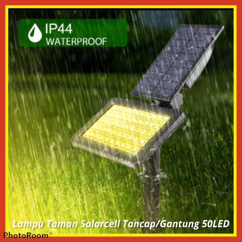 Jual Lampu Taman Hias Solar Cell Panel LED Sorot Pohon Tancap Gantung ...