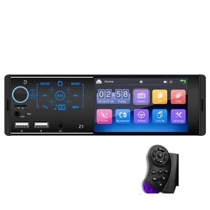 Jual tape mobil head unit single din mp5 hd touchscreen mirrorlink ...