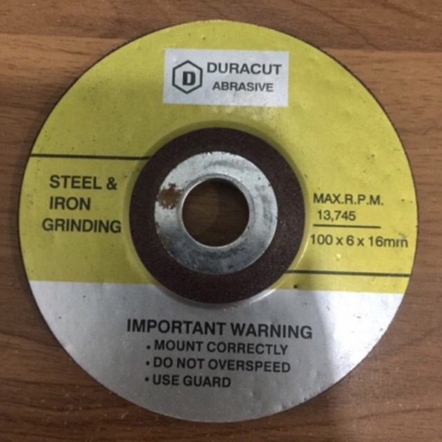 Jual DURACUT 4”x6mm TEBAL Batu gerinda poles 4 inchi mata gurinda ...