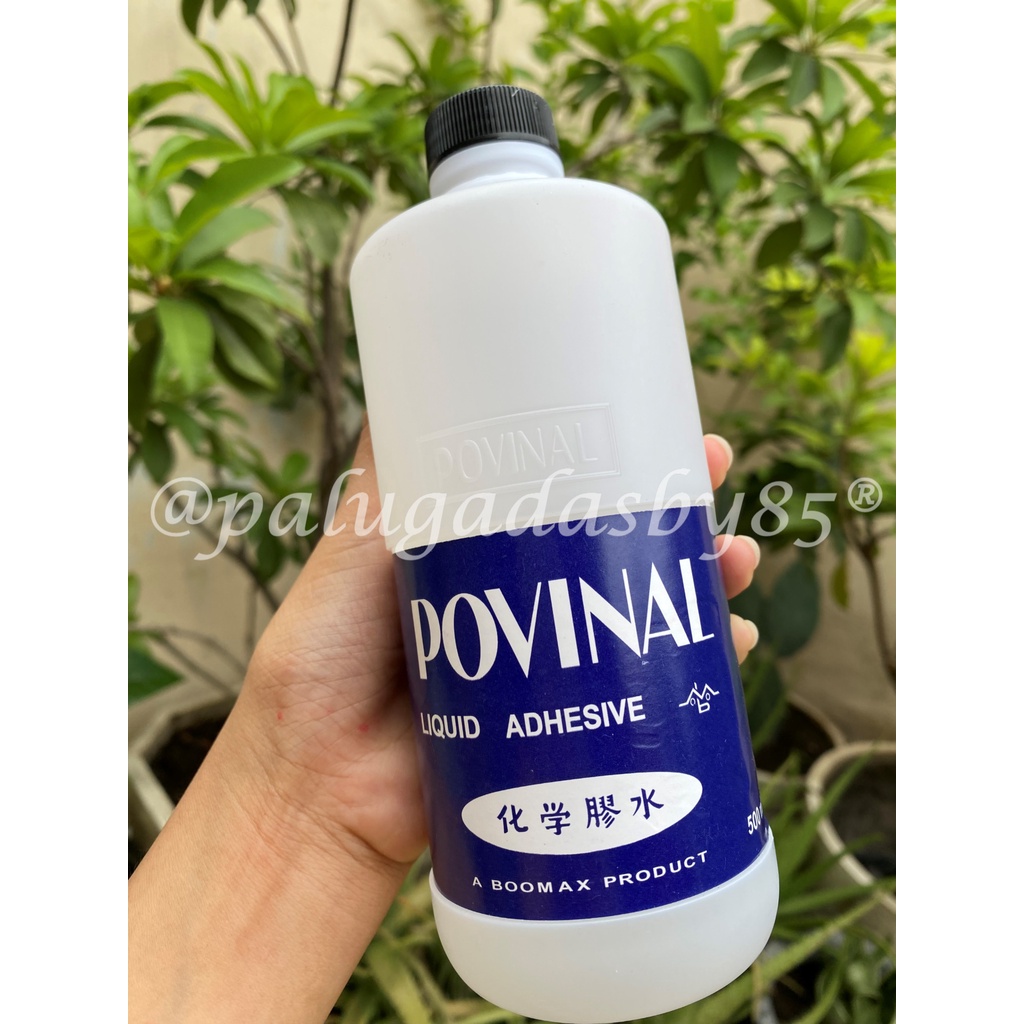 Jual (1 Biji) GROSIR Lem Kertas POVINAL 113 500 Ml / Lem Kertas Cair ...