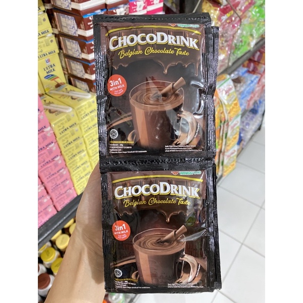 Jual Choco drink belgian chocolate taste 1 renceng isi 10 sachet ...