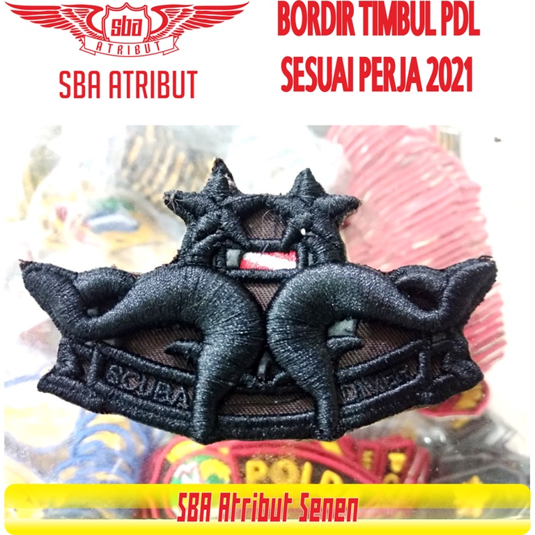 Jual BORDIR TIMBUL BAJU PDL KEJAKSAAN SESUAI PERJA TERBARU | LOGO/TANDA ...