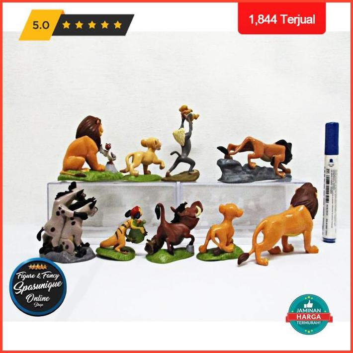 Jual Action Figure The Lion King Disney Simba Scar Mufasa Nala Rafiki ...