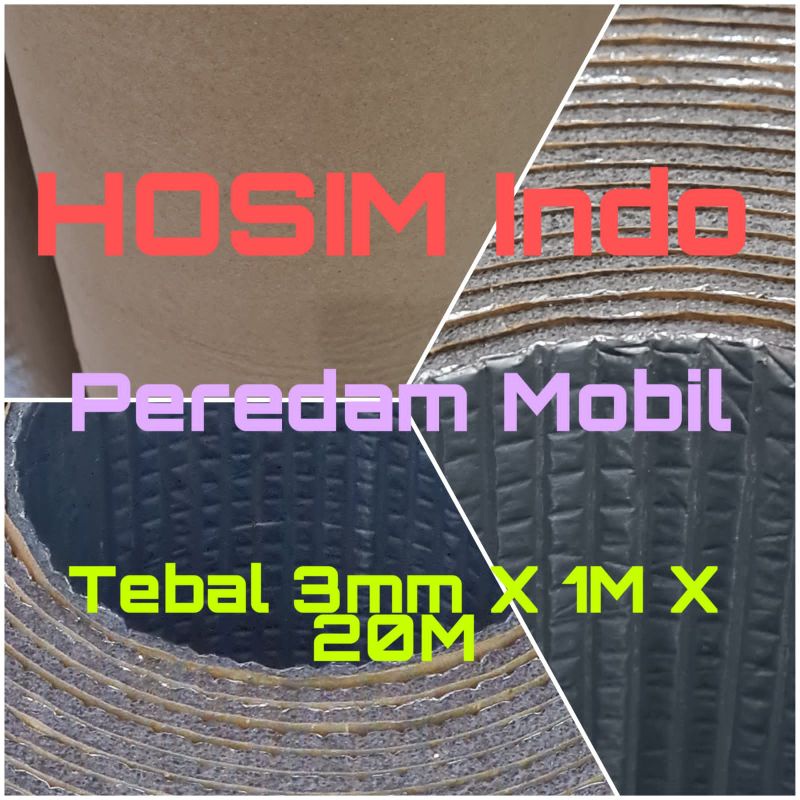 Jual Peredam Mobil Tebal 3mm X Lebar 1Meter X Panjang 20 Meter | Shopee ...
