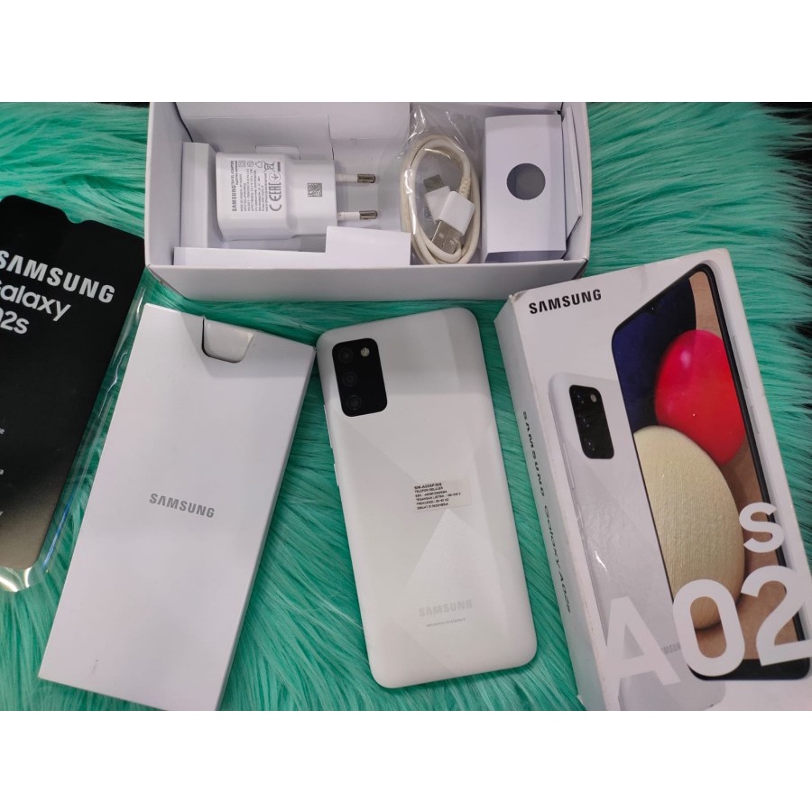 Jual SAMSUNG GALAXY A02S 4/64 - 3/32 GB SECOND FULLSET | Shopee Indonesia