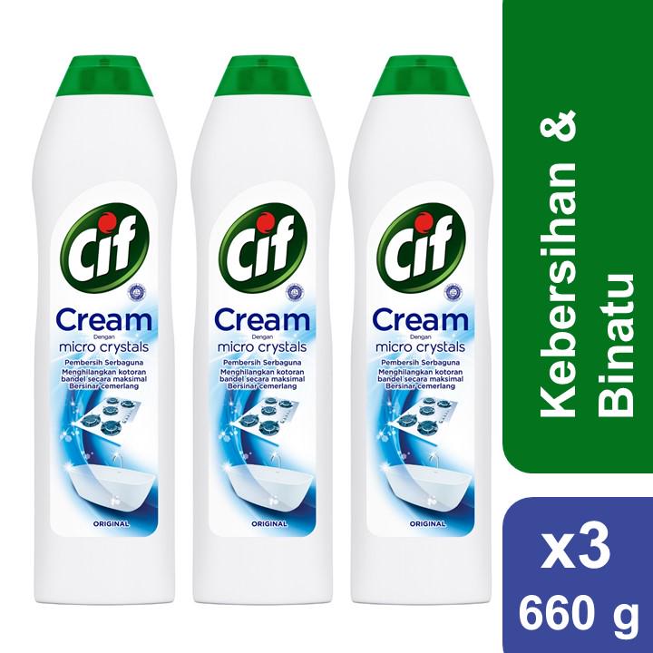 Jual Cif Cream Pembersih Serbaguna Original Botol 660Gr Multi Pack ...