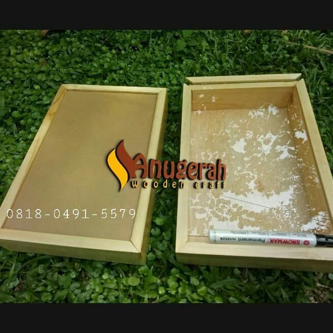 Jual Wooden Sliding Acrylic Box 30X40Cm Kotak Kayu Sliding Akrilik ...