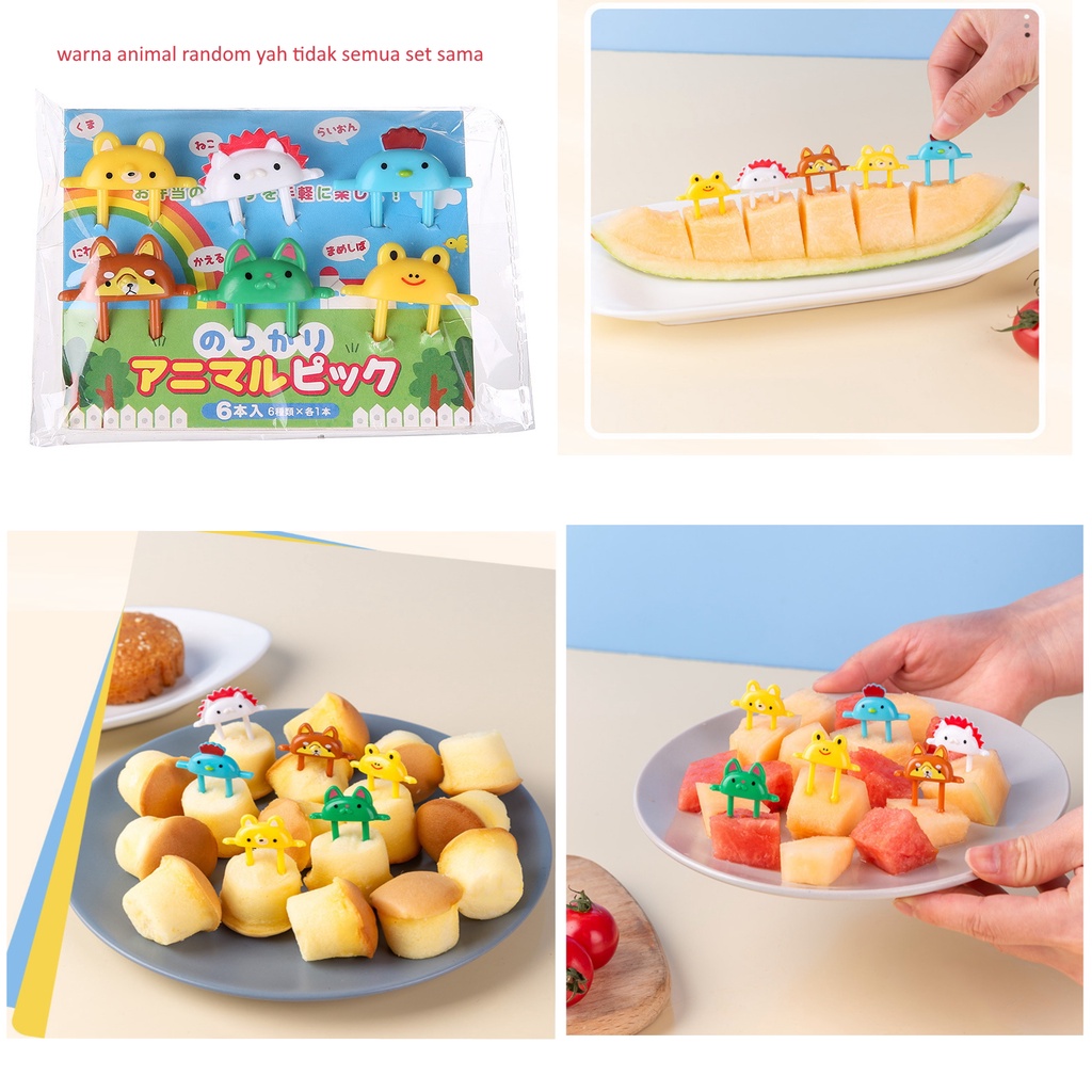 Jual [LOGU] [PART 1] Tusuk gigi semut, mata, party picks, hiasan bekal ...