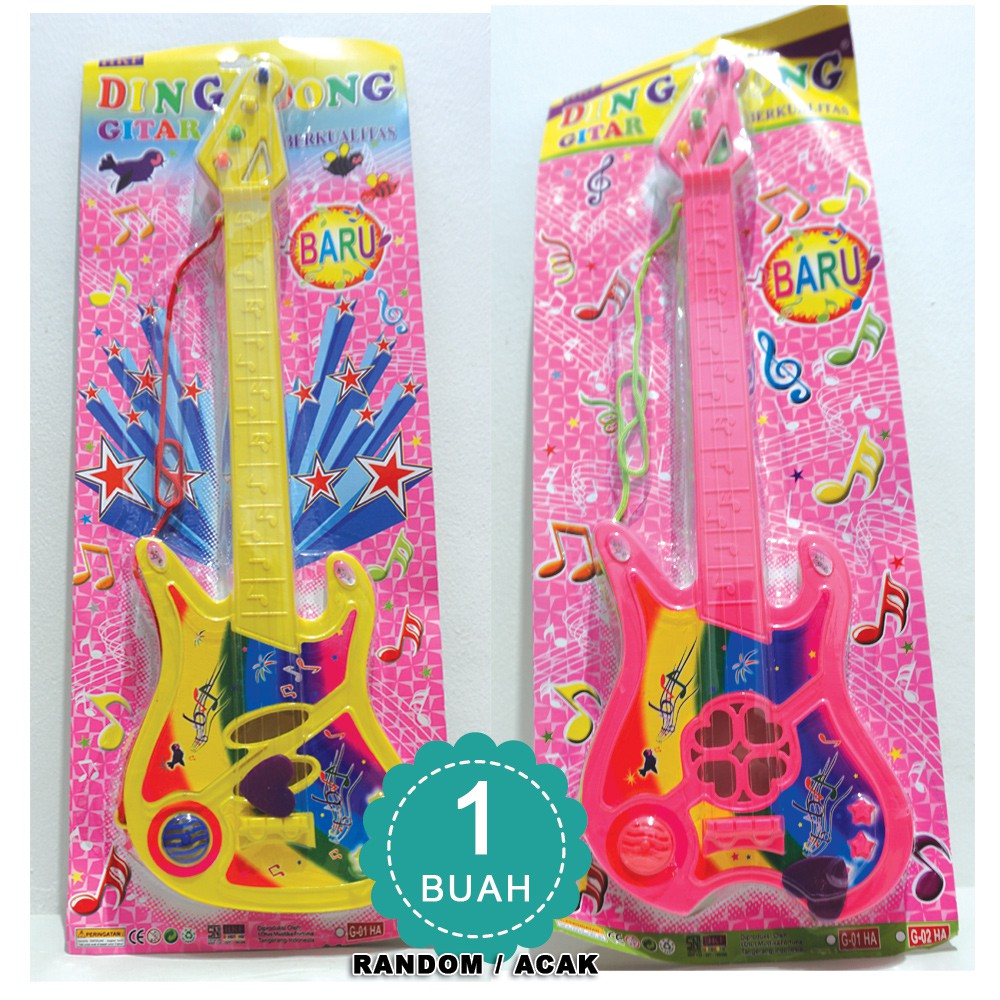 Jual Mainan gitar senar besar - GITAR DINGDONG HKF - random - satuan ...