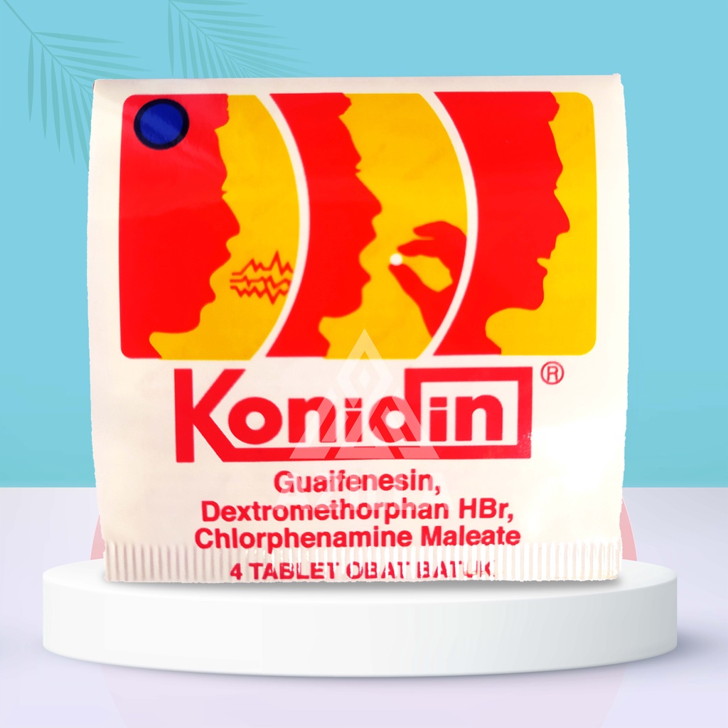 Jual Konidin Obat Batuk 4 Tablet | Konidin Obat Flu dan Batuk | Shopee ...