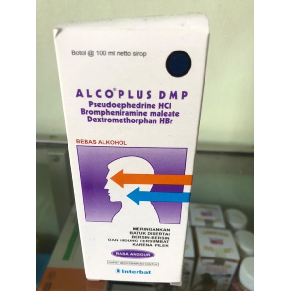 Jual ALCO PLUS DMP 100 ML INTERBAT PILEK HIDUNG TERSUMBAT | Shopee ...