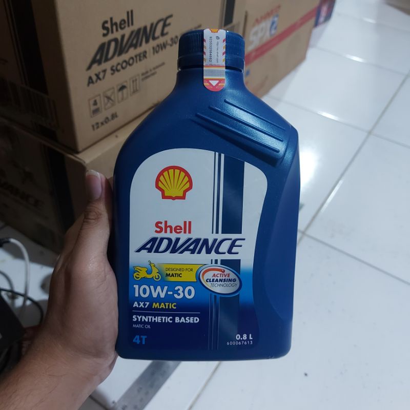 Jual Shell Advance ax7 matic 10w/30 0.8L. Oli Motor Matic Scooter ...