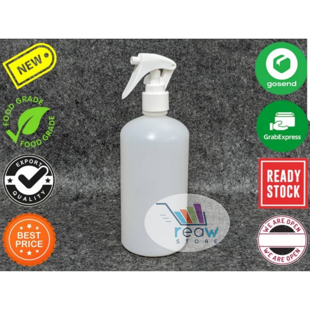 Jual Botol Spray Isi Ulang Hand Sanitizer Food Grade HDPE 500 mL 500mL ...