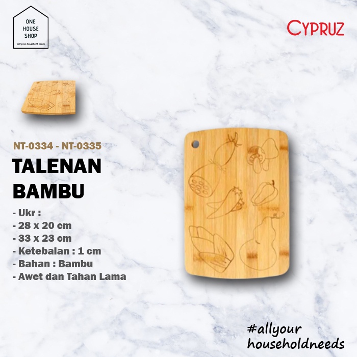 Jual Talenan Bambu Persegi Motif Rectangular Bamboo Chopping Board Cypruz | Shopee Indonesia