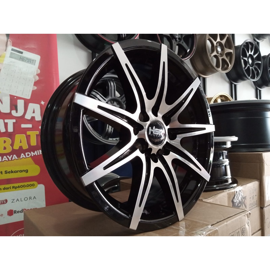 Jual Velg Racing Ring 15 HSR KCCX JD76 Warna BMF Buat Mobil Mobilio Brio Sigra dll Pelek Mobil ...