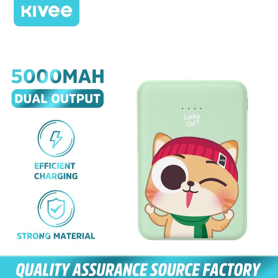 Jual Kivee Powerbank Mini Portable Power Bank Karakter Dual Usb ...