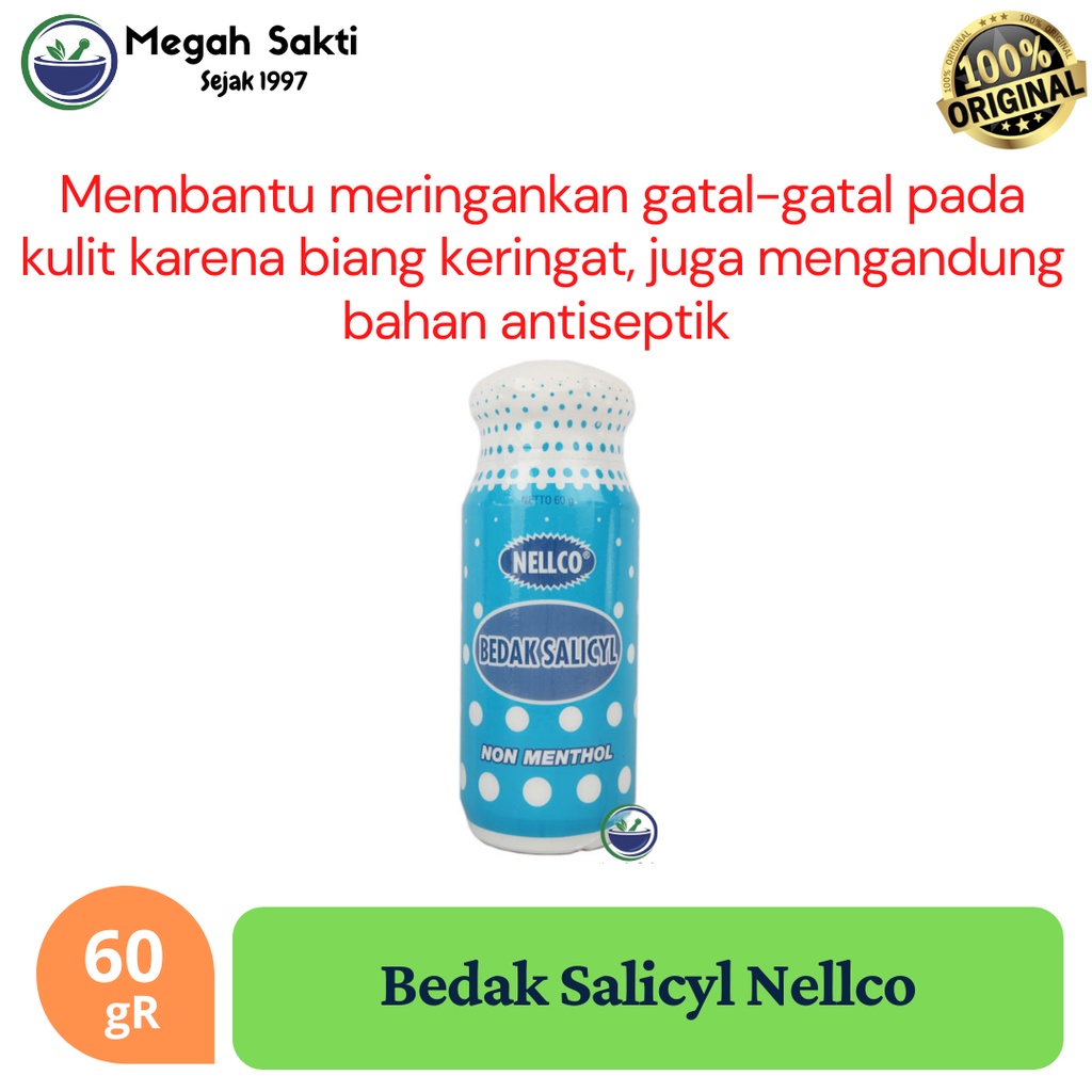 Jual MGS - Bedak Salicyl Nellco 60 gR - Bedak Gatal dan alergi Anak ...